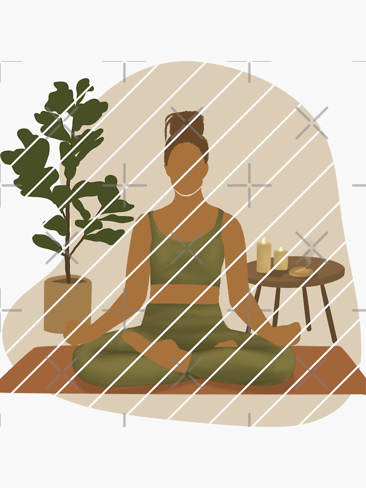 "Surya Namaskar " Sticker for Sale by ffstyles | Redbubble