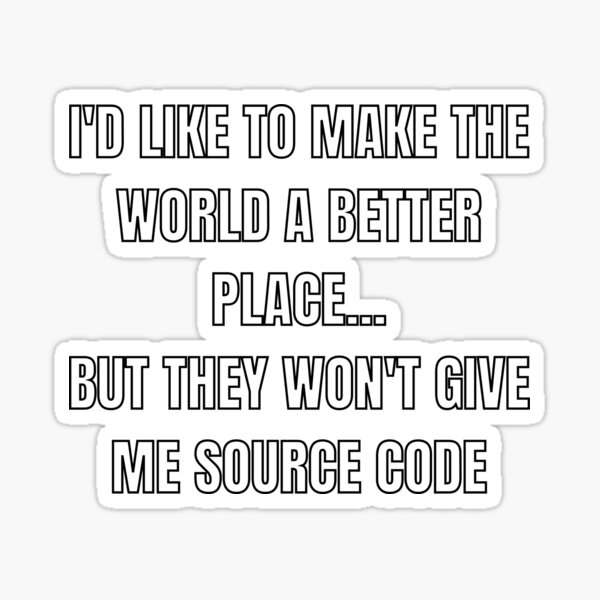 Funny Programmer Sticker For Sale By Happilyretiree Redbubble