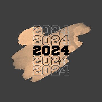 "Year Splash 2024" Sticker for Sale by JockArts | Redbubble