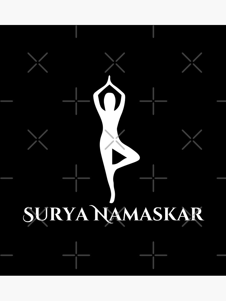 "Surya Namaskar" Sticker for Sale by ffstyles | Redbubble