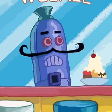 "Weenie Hut Jr Robot" Sticker for Sale by 7ldo | Redbubble
