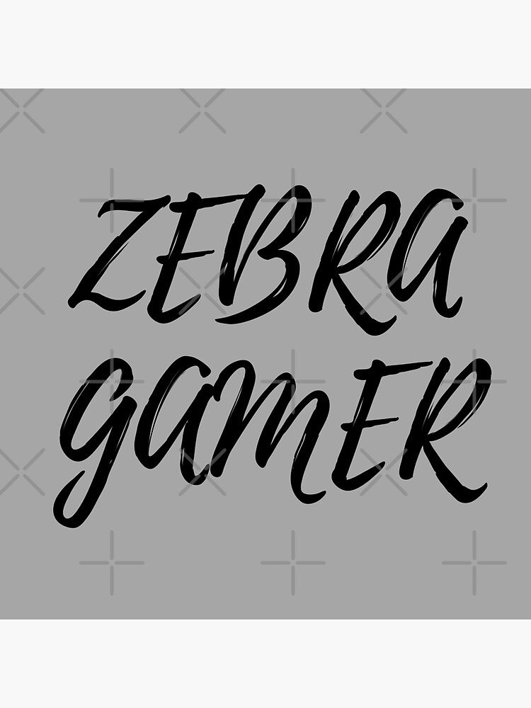 "Zebra Gamer" Sticker for Sale by Ghanshyam03 | Redbubble
