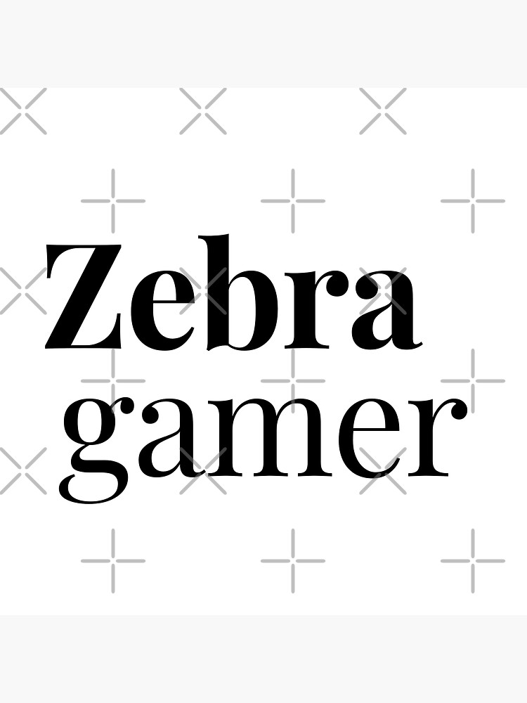 "Zebra Gamer" Sticker for Sale by Ghanshyam03 | Redbubble