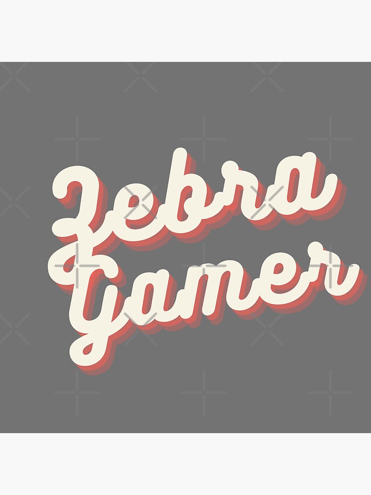 "Zebra Gamer" Sticker for Sale by Ghanshyam03 | Redbubble