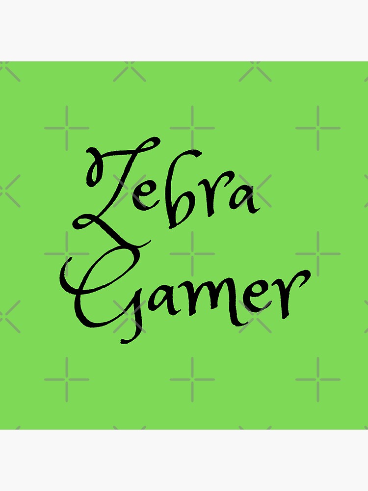 "Zebra Gamer" Sticker for Sale by Ghanshyam03 | Redbubble