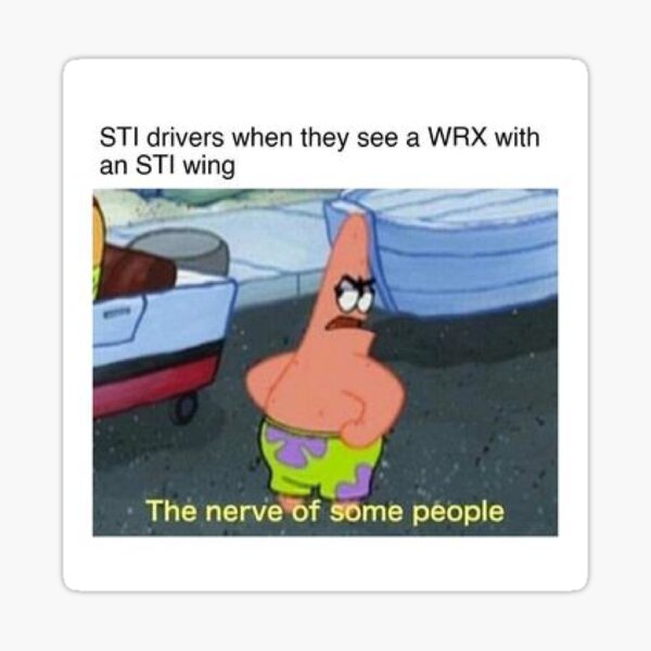 "Shitbox Subie Annoying Copycats Meme" Sticker for Sale by ...