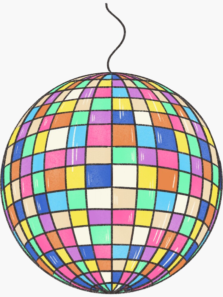 "Disco Ball" Sticker for Sale by naiamb | Redbubble