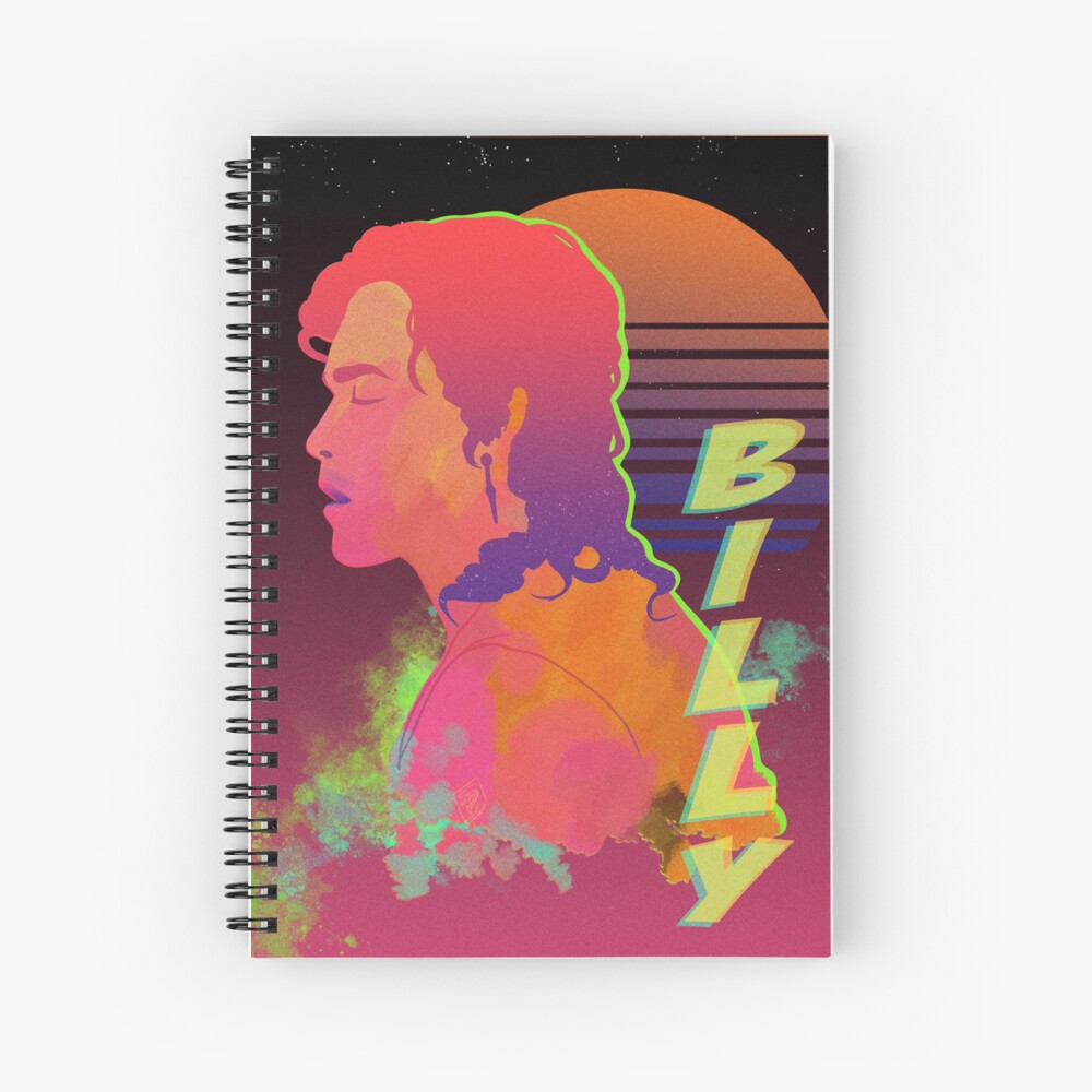 "Stranger Things 80s inspired neon Billy Hargrove Graphic Poster Splash ...