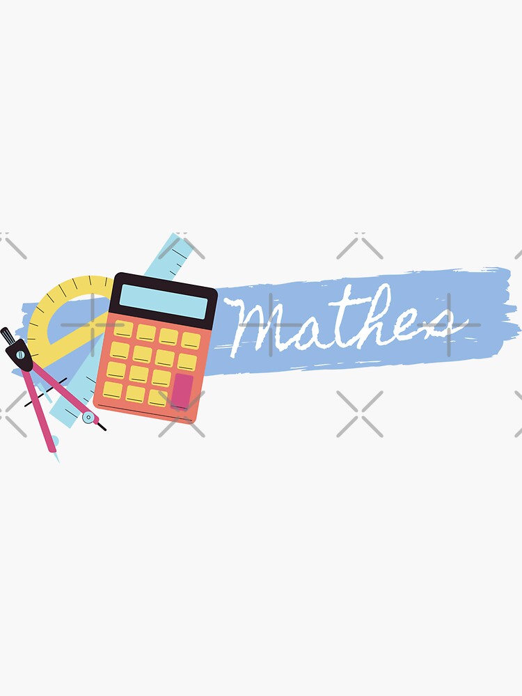 "Mathes" Sticker for Sale by Zuluccent | Redbubble