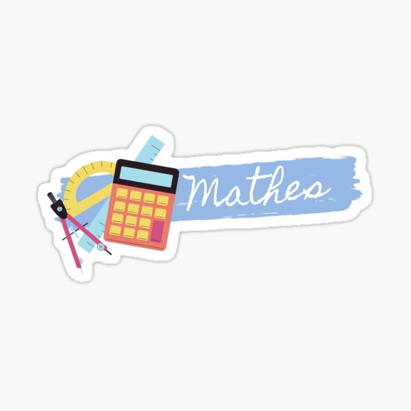 "Mathes" Sticker for Sale by Zuluccent | Redbubble