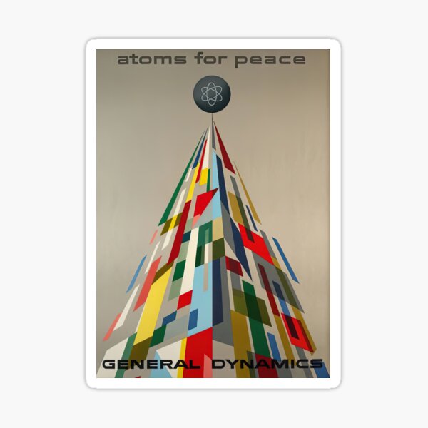 "General Dynamics Pyramid" Sticker for Sale by pelletierrArt | Redbubble
