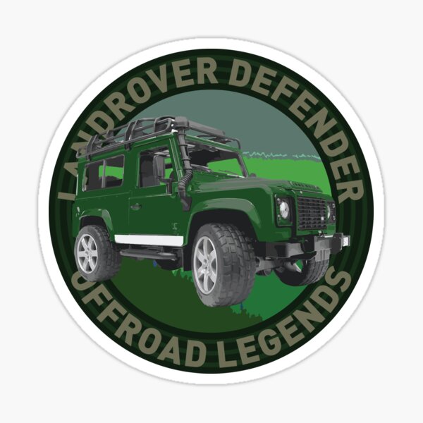 "4x4 Offroad Legends: Landrover Defender Classic" Sticker for Sale by ...