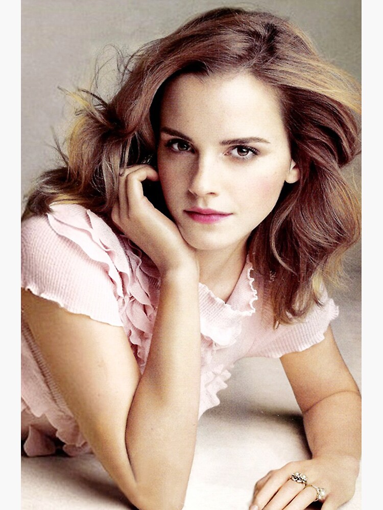 "Emma Watson So Beautiful Poster Art" Sticker for Sale by janayeki82 ...