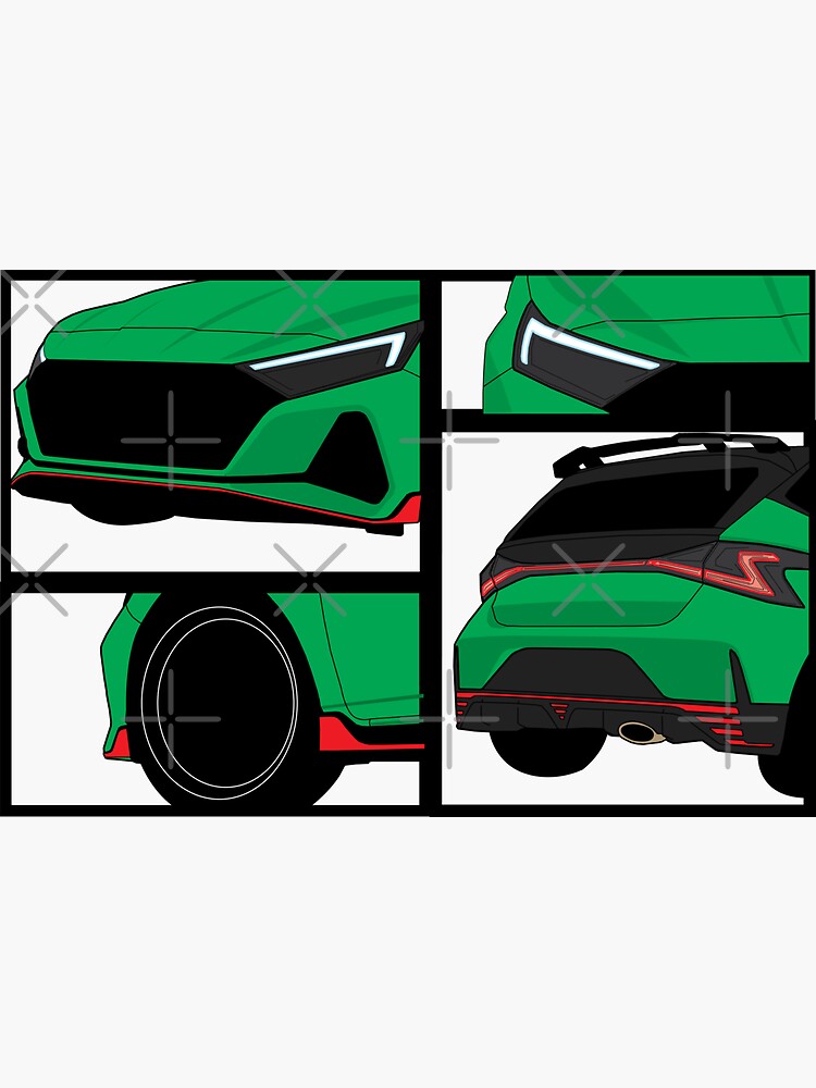 "Hyundai i20 N" Sticker for Sale by RohanNewn | Redbubble