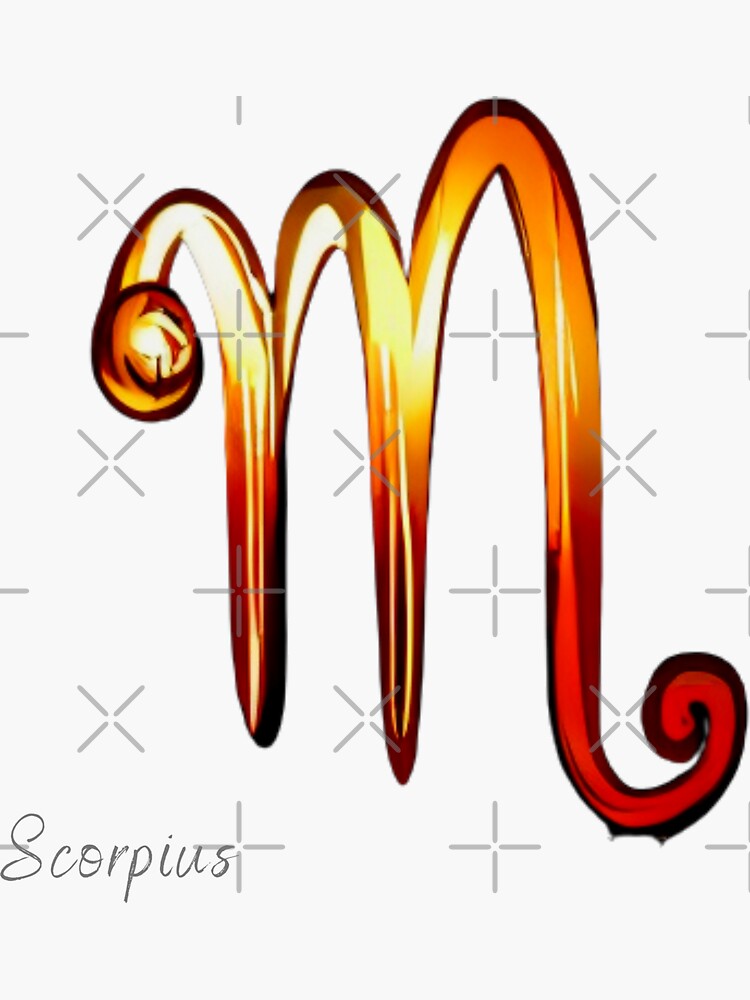 Scorpius Sign Sticker For Sale By Ttitos21 Redbubble