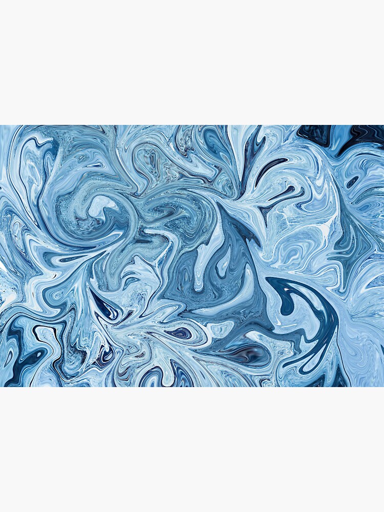 "Ice Blue Theme Abstract" Sticker for Sale by procreativefox | Redbubble