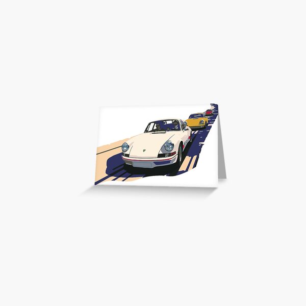 Porsche Greeting Cards | Redbubble
