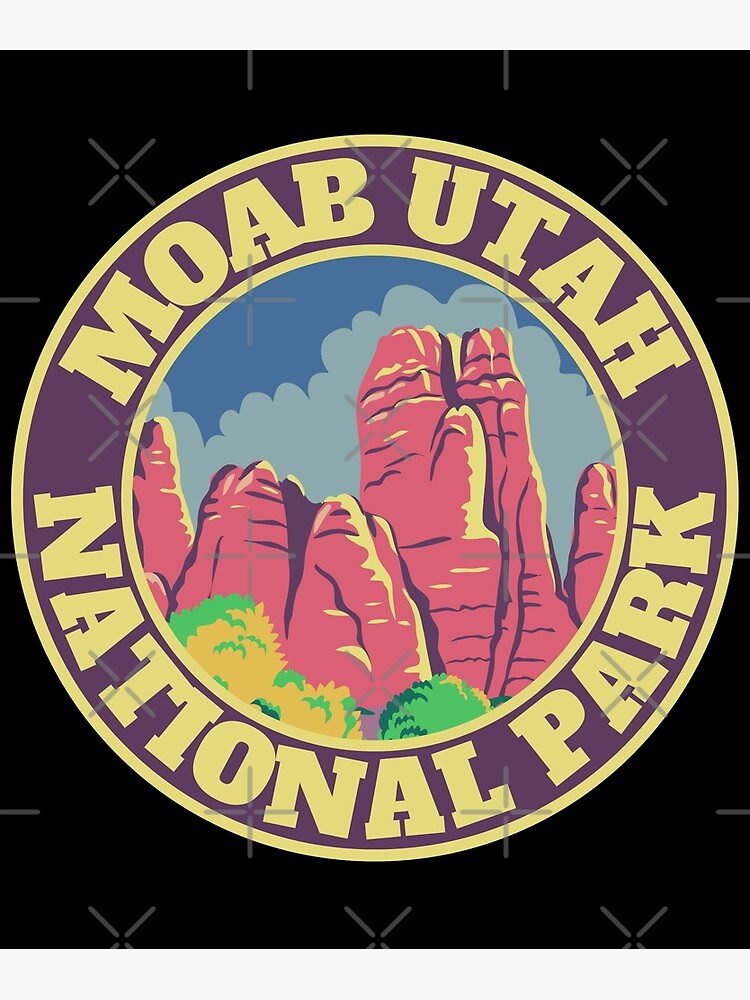 "Moab Utah National Park" Poster for Sale by retrotravelart | Redbubble