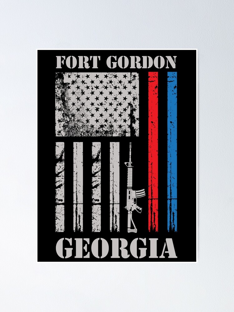 "Fort Gordon Georgia US Army" Poster for Sale by AdamFathi | Redbubble