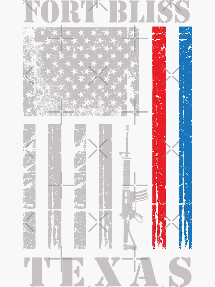 "Fort Bliss Texas US Army" Sticker for Sale by AdamFathi | Redbubble
