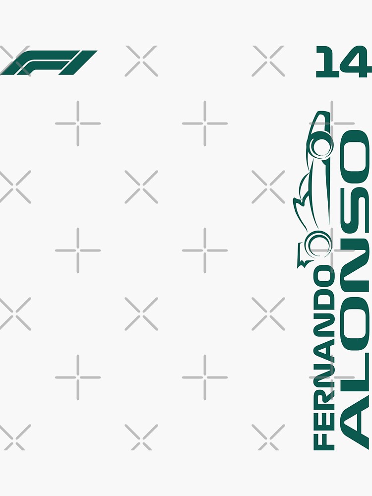 "Fernando Alonso Aston Martin F1 2023" Sticker for Sale by ...
