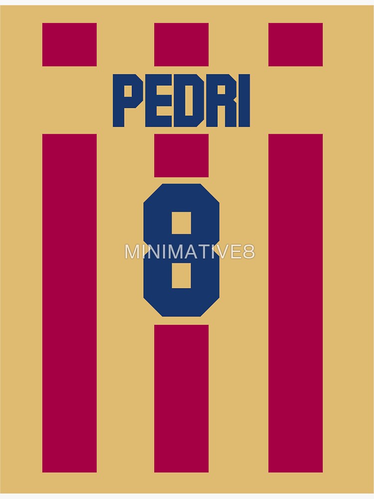 "PEDRI8 SPAIN" Sticker for Sale by MINIMATIVE8 | Redbubble