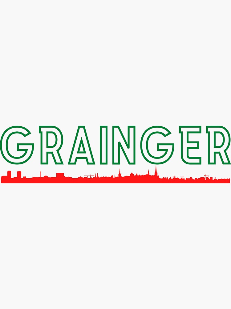 "Grainger Logo" Sticker for Sale by CreateMask | Redbubble