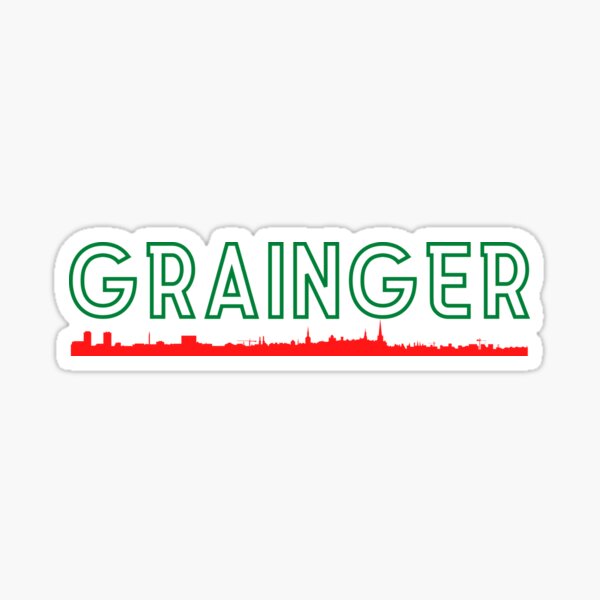 "Grainger Logo" Sticker for Sale by CreateMask | Redbubble