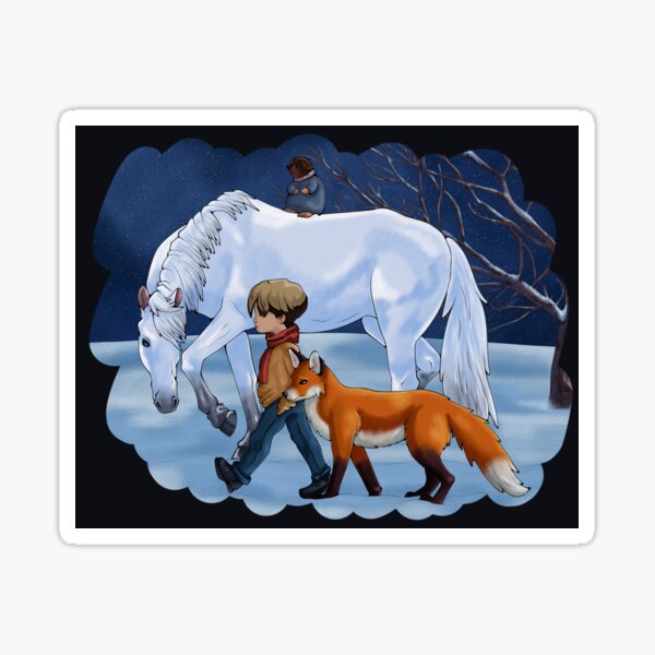"The Boy, the Mole, the Fox and the Horse" Sticker for Sale by TinkyLu ...