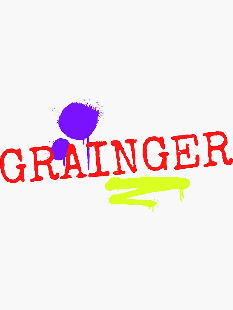 "Grainger Logo" Sticker for Sale by CreateMask | Redbubble