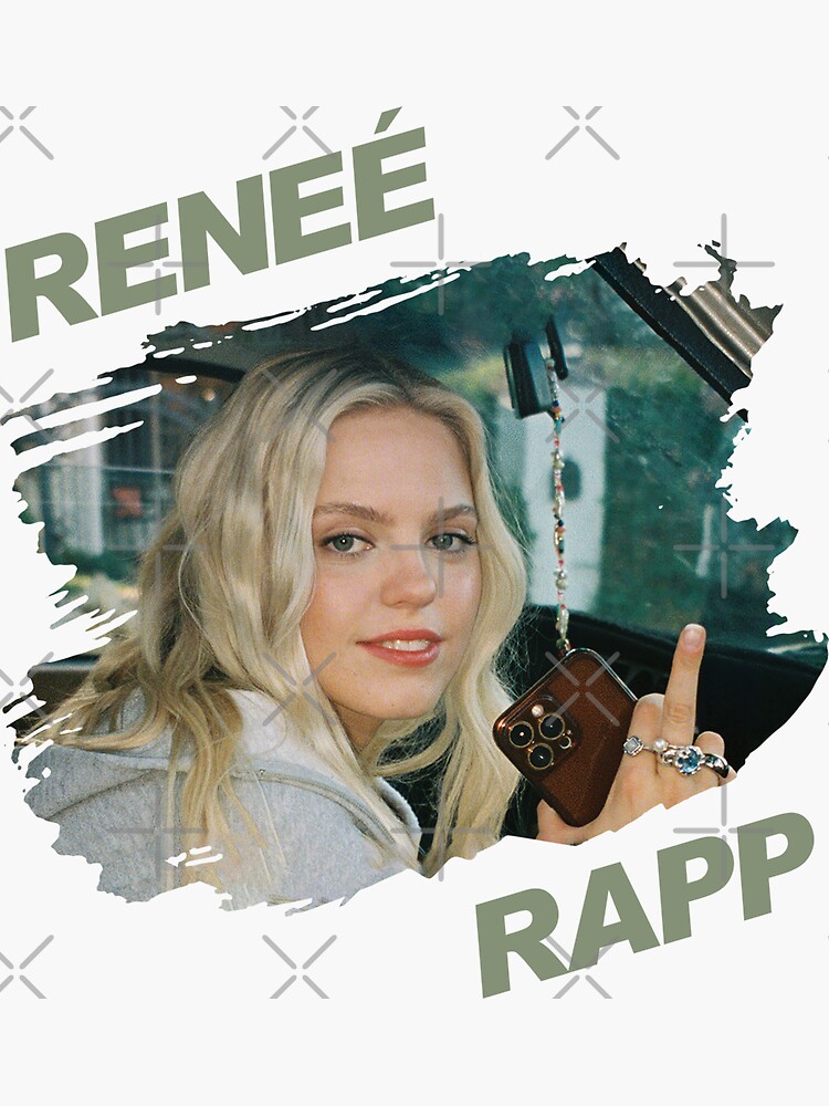 "Renee Rapp Photo With Text v4" Sticker for Sale by TheSouthWind ...