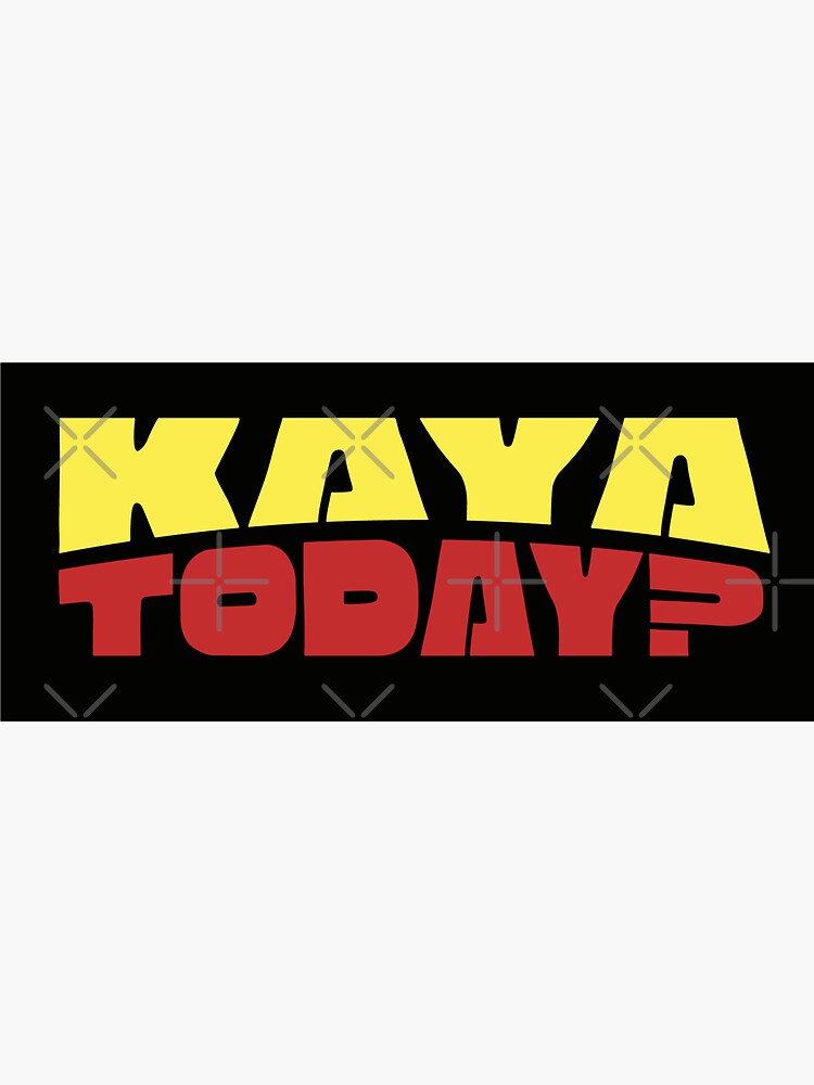 "Pinoy Jeepney Sign - Kaya Today?" Sticker for Sale by shopserendipity ...