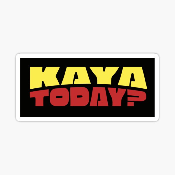"Pinoy Jeepney Sign - Kaya Today?" Sticker for Sale by shopserendipity ...