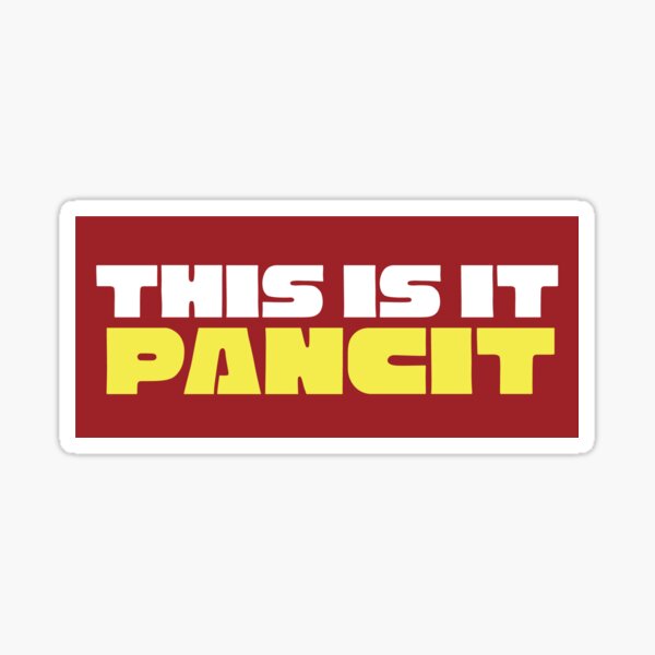 "Pinoy Jeepney Sign - This is it pancit " Sticker for Sale by ...