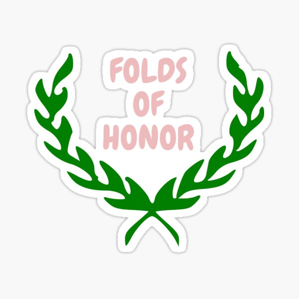 "Folds of Honor" Sticker for Sale by diogomorgadoo | Redbubble