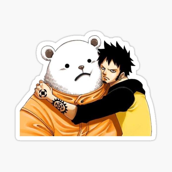 "Trafalgar D Water Law - Bepo - One Piece" Sticker for Sale by ...