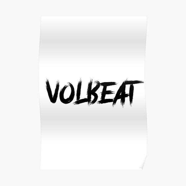 "Volbeat Merch Volbeat Logo" Poster for Sale by ZidBasShopp | Redbubble