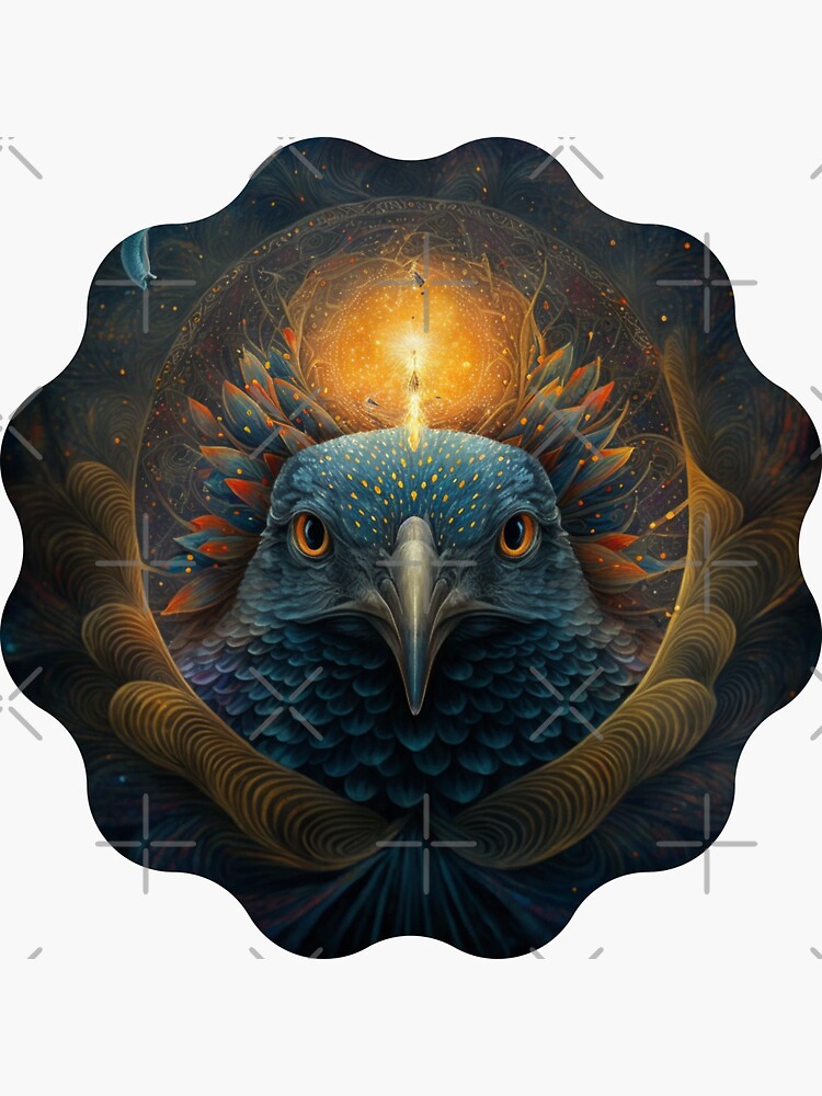 "Pattern of birds animal insects fish flower solar system mysterious ...