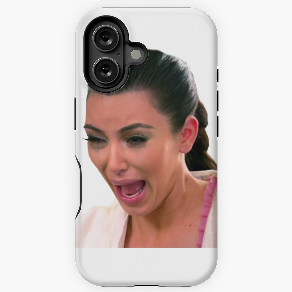"Kim K Crying Face" Sticker for Sale by maddiepeacock | Redbubble