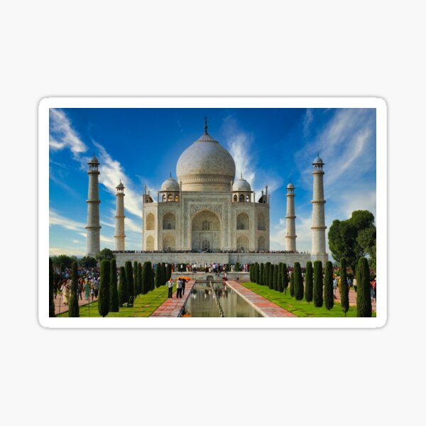 "Taj Mahal " Sticker for Sale by Binkees | Redbubble
