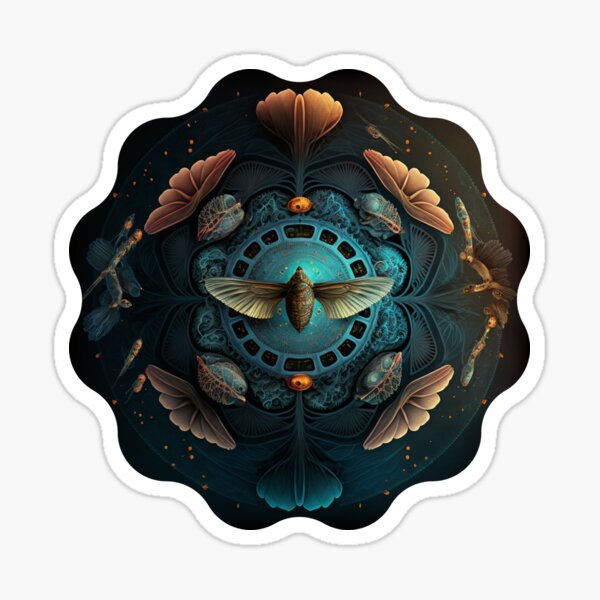 "Pattern of birds animal insects fish flower solar system mysterious ...