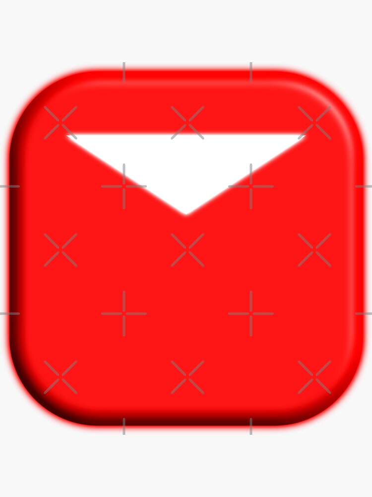 "Red Beat Saber Block" Sticker for Sale by Natalia-121 | Redbubble