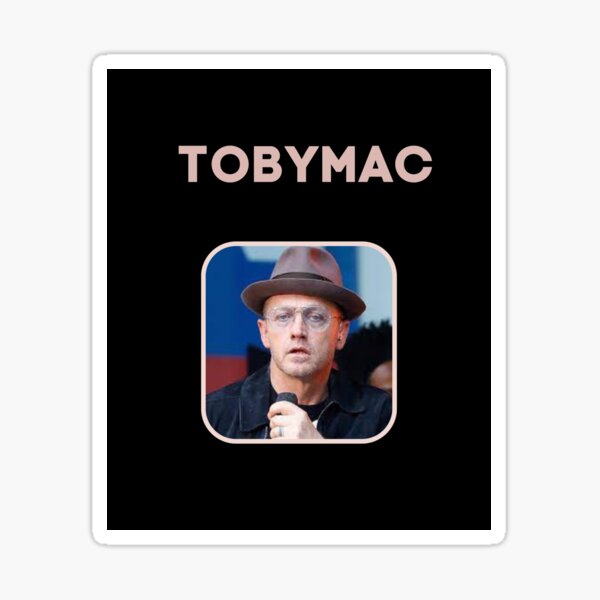 "tobymac" Sticker for Sale by zeenvis | Redbubble