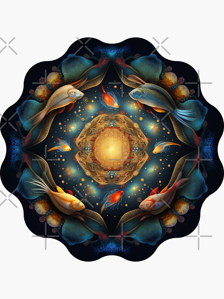 "Pattern of birds animal insects fish flower solar system mysterious ...