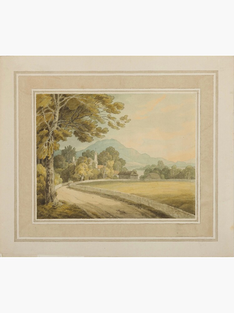 "Vintage Path Painting" Sticker for Sale by Lea-C-W | Redbubble