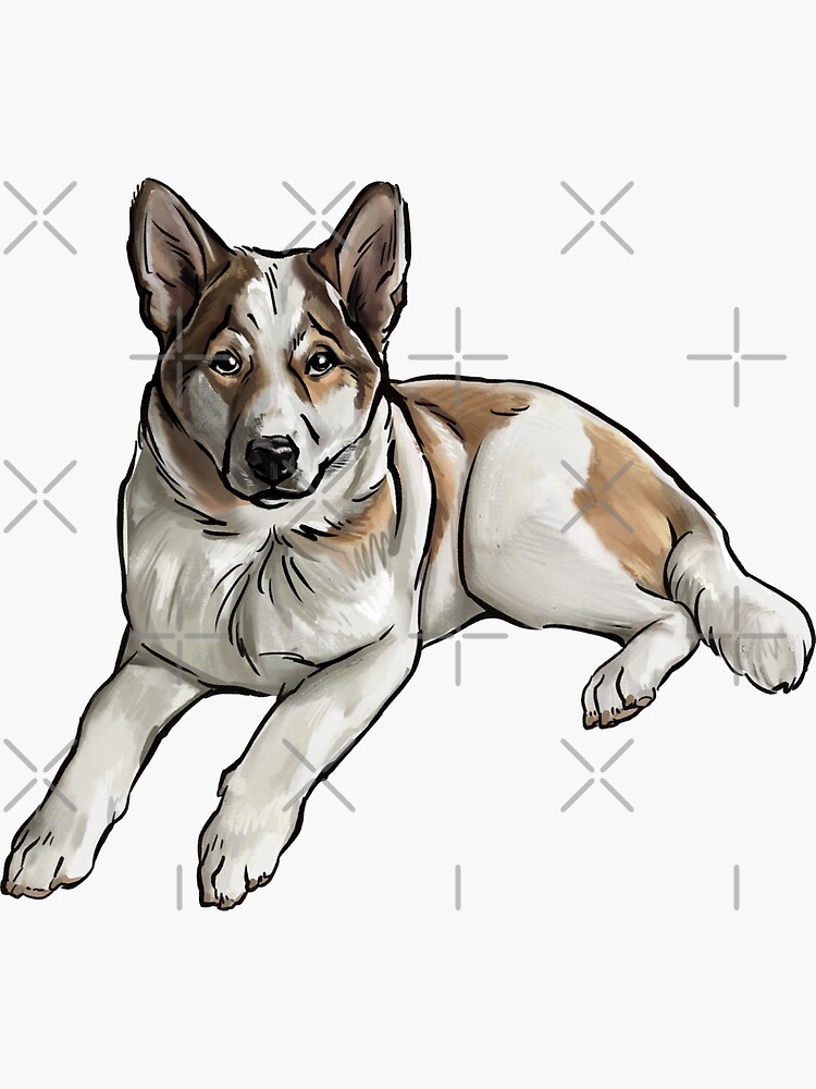 "Laika" Sticker for Sale by Sammalpeitto | Redbubble