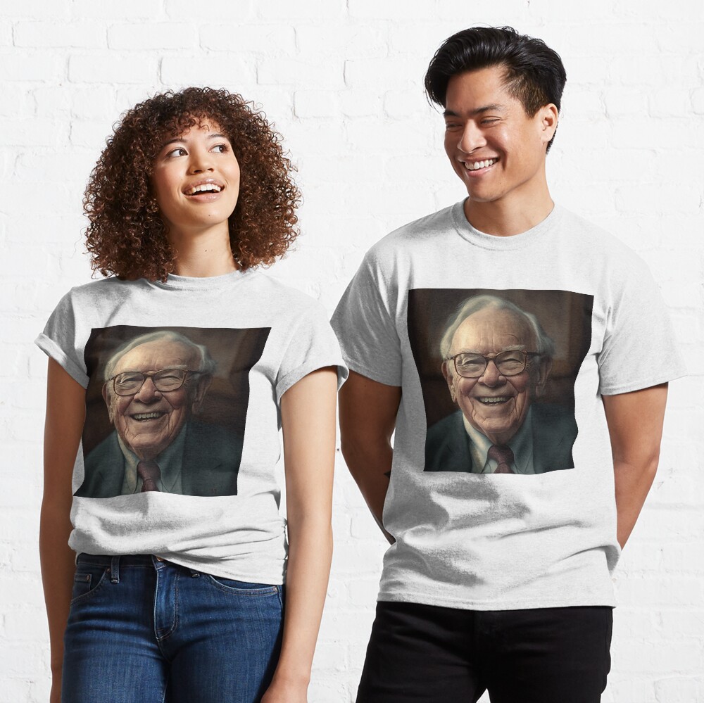 "Warren Buffett Smile" Poster for Sale by CyberYogi | Redbubble