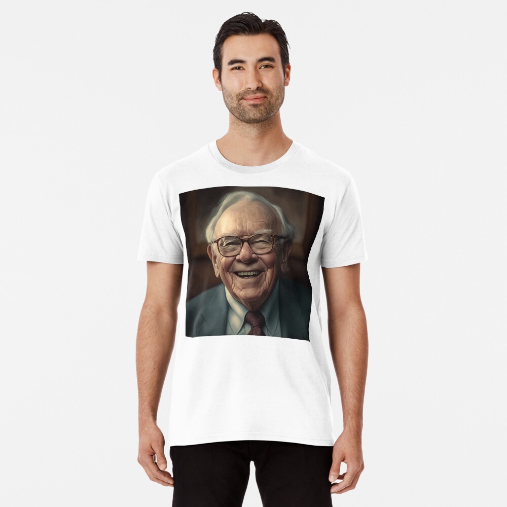 "Warren Buffett Smile" Poster for Sale by CyberYogi | Redbubble