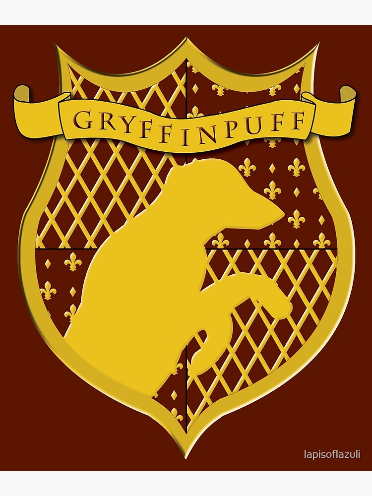 "Gryffinpuff" Framed Art Print by lapisoflazuli | Redbubble