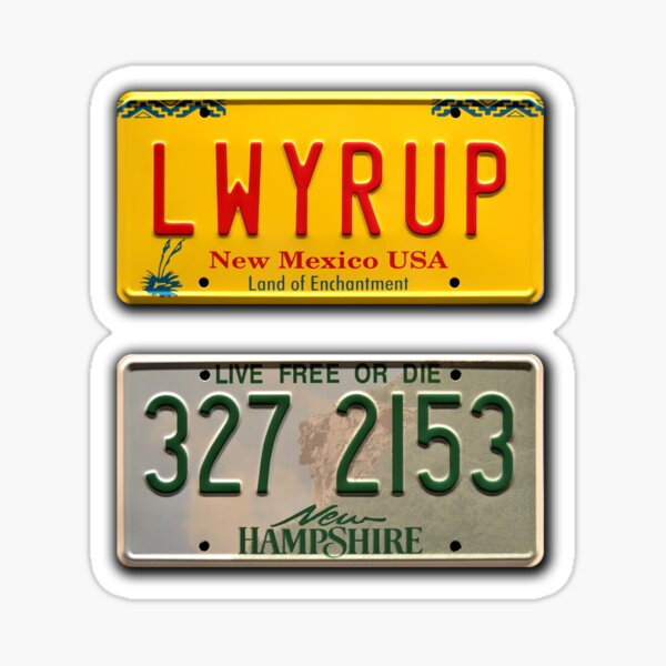 "breaking bad plates" Sticker for Sale by mariadesign3 | Redbubble